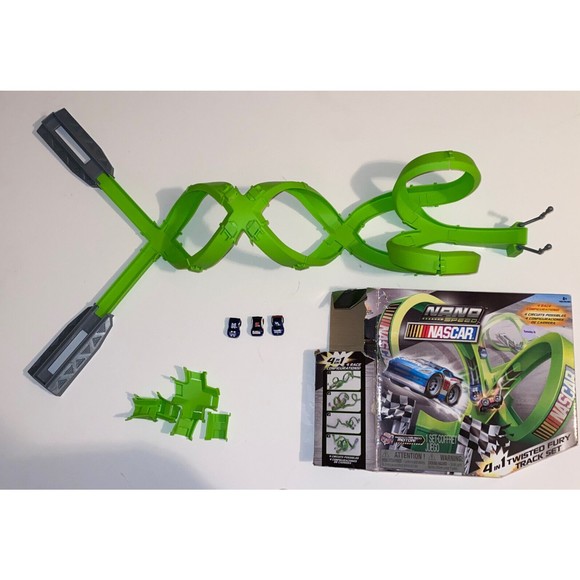 Toys | Nano Speed Xconcepts Spin Master Twisted Fury Track Set Nascar ...
